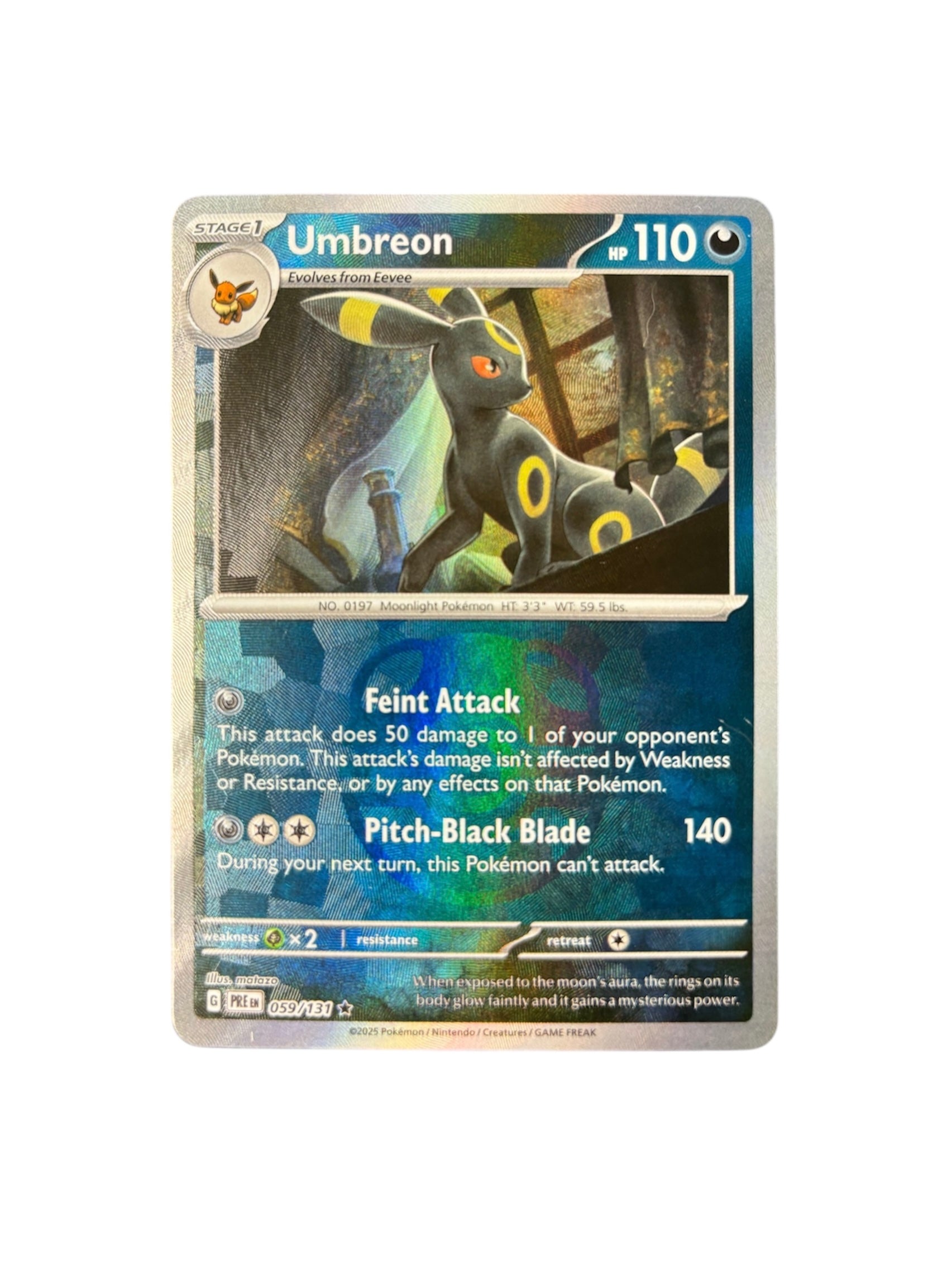 Umbreon: Master Ball 059/131 Prismatic Evolutions NM/M – OV Games LLC